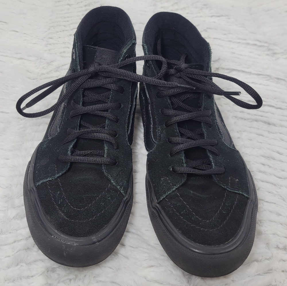 Pro All Black Suede And Fabric Van's - Gem